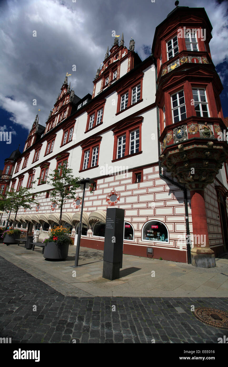 The town house of Coburg. This former office building is located on the ...