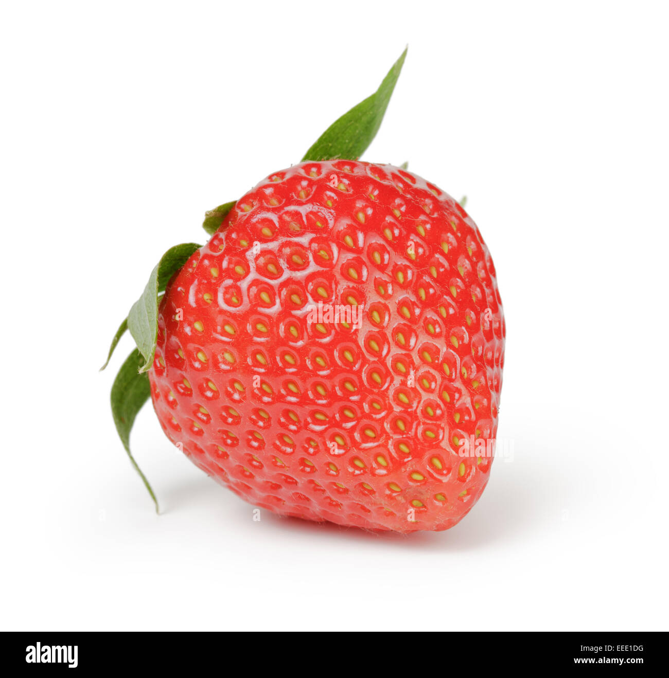 whole strawberry berry isolated on white background Stock Photo - Alamy