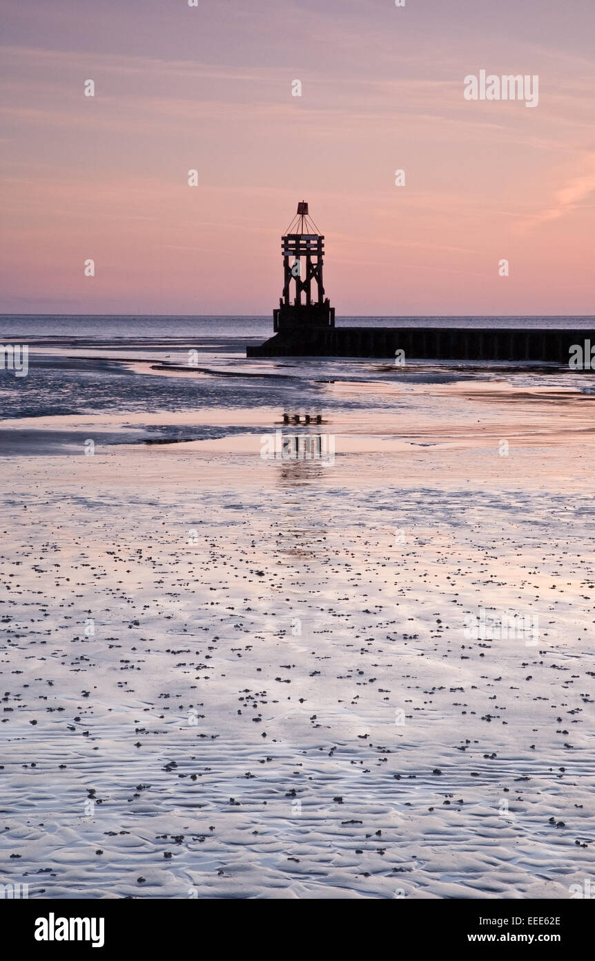 Antony Gormley's Another Place, Crosby Beach, Liverpool, Merseyside ...