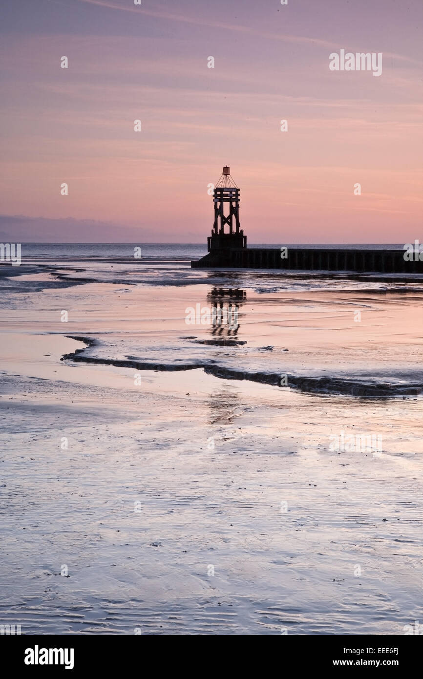 Antony Gormley's Another Place, Crosby Beach, Liverpool, Merseyside ...