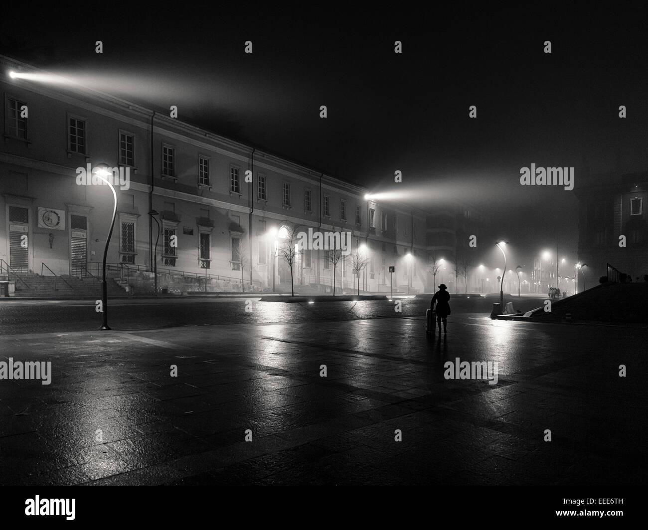 One girl I'm finally back home and going back home during a foggy and ...