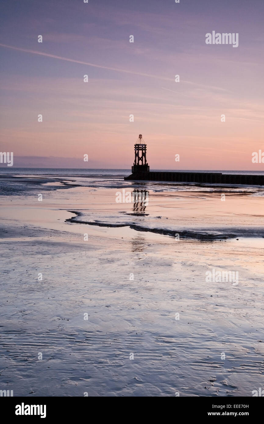 Antony Gormley's Another Place, Crosby Beach, Liverpool, Merseyside ...