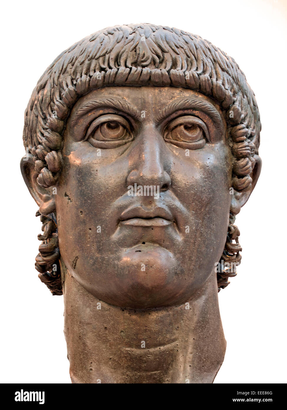 Colossal bronze statue head of Constantine the Great 272 - 337 AD ... Colossal bronze statue head of Constantine the Great 272 - 337 AD ...