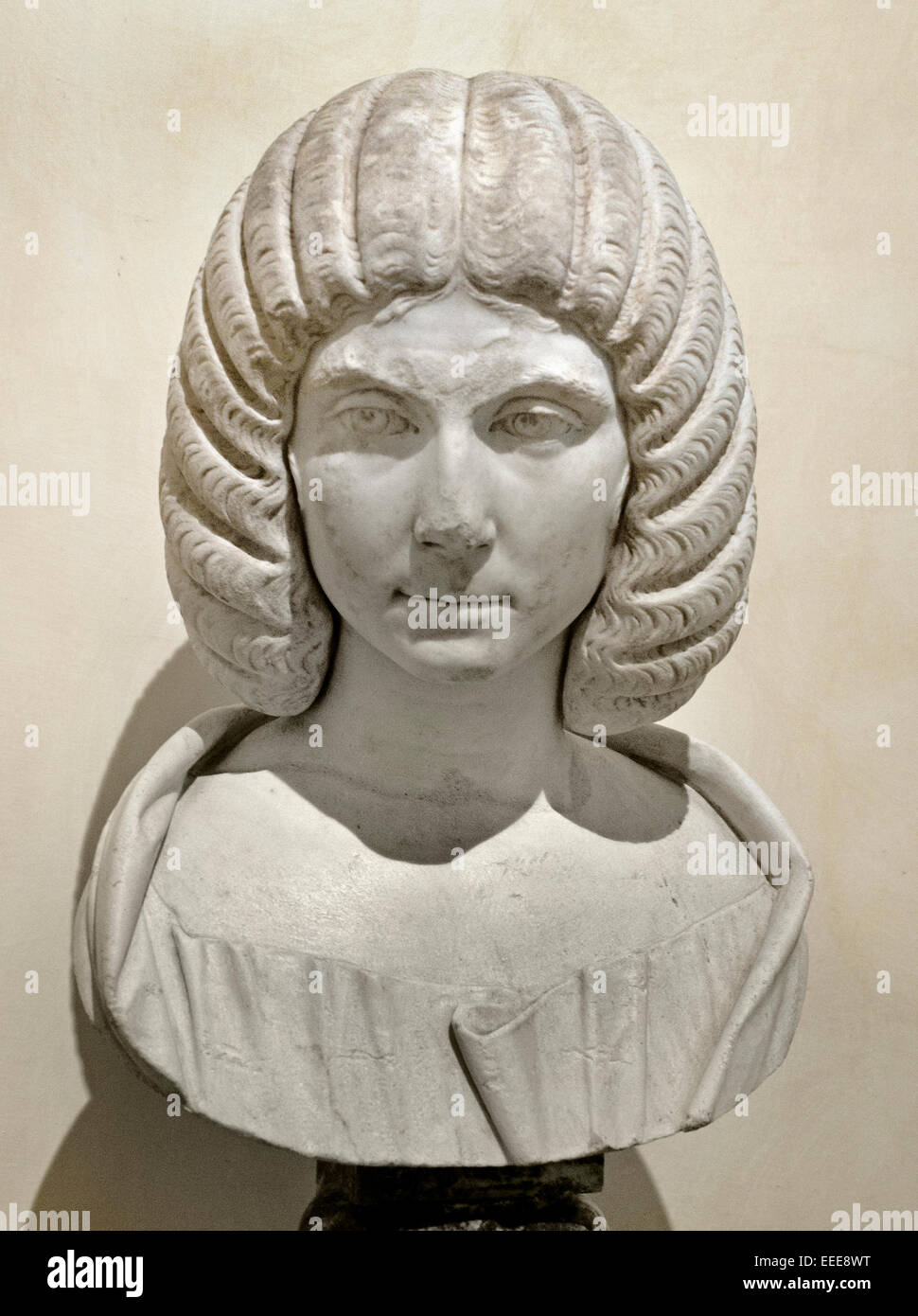 Female Portrait 200 AD Roman Rome Capitoline Museum Italy Stock Photo ...