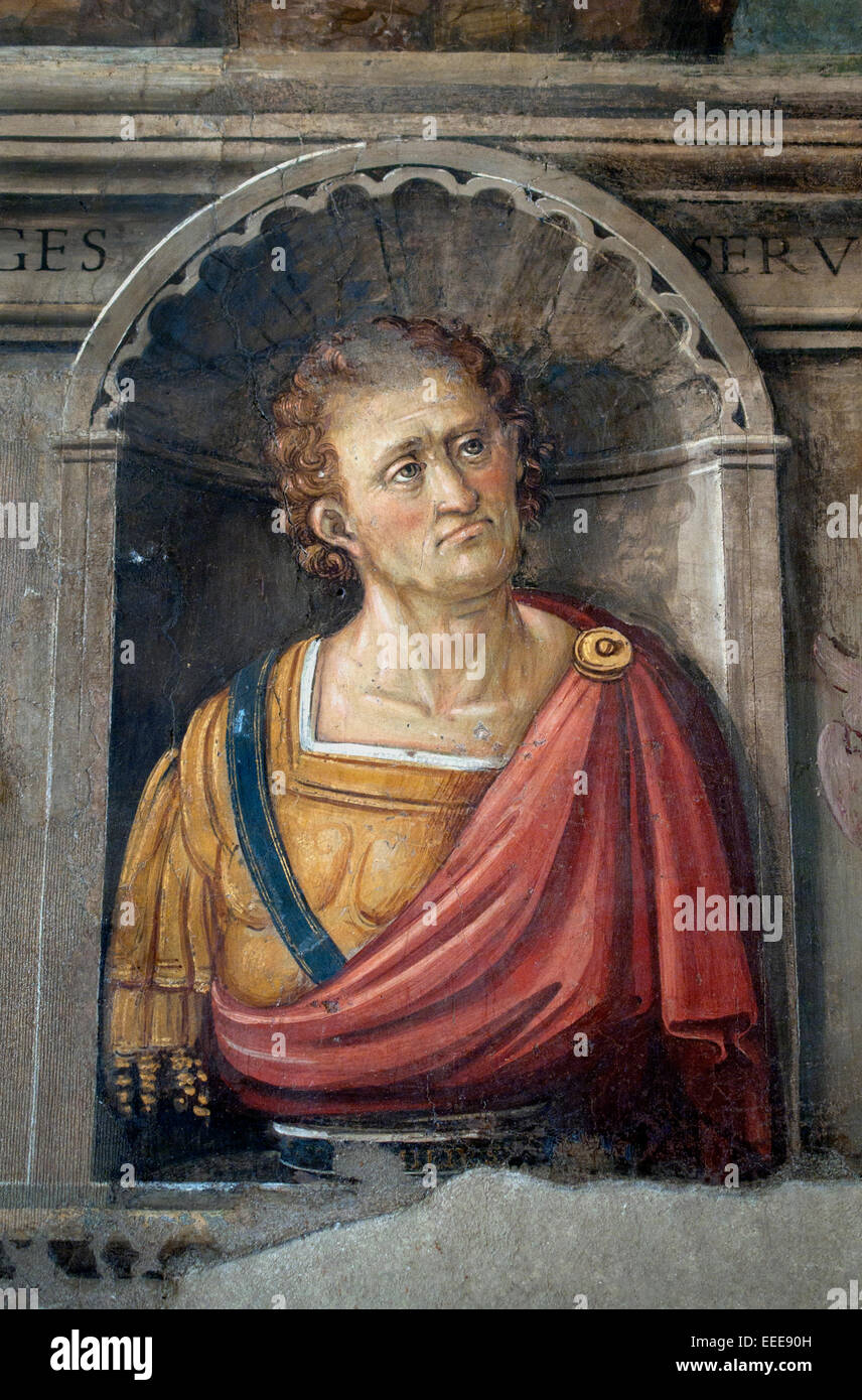 Roman fresco wall paintings hi-res stock photography and images - Alamy