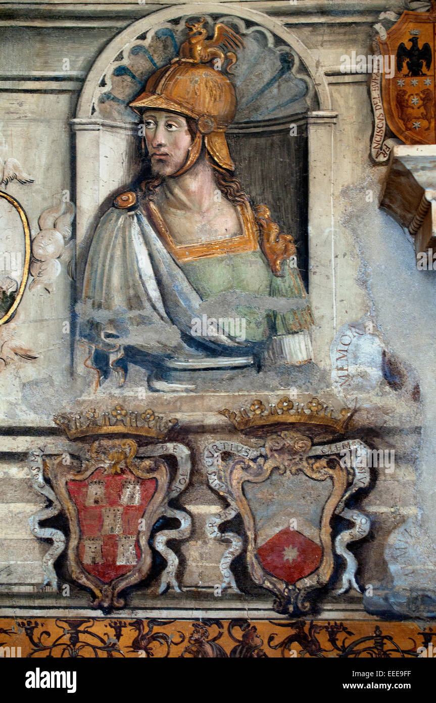 Roman Fresco Rome Capitoline Museum Italy Italian Stock Photo - Alamy