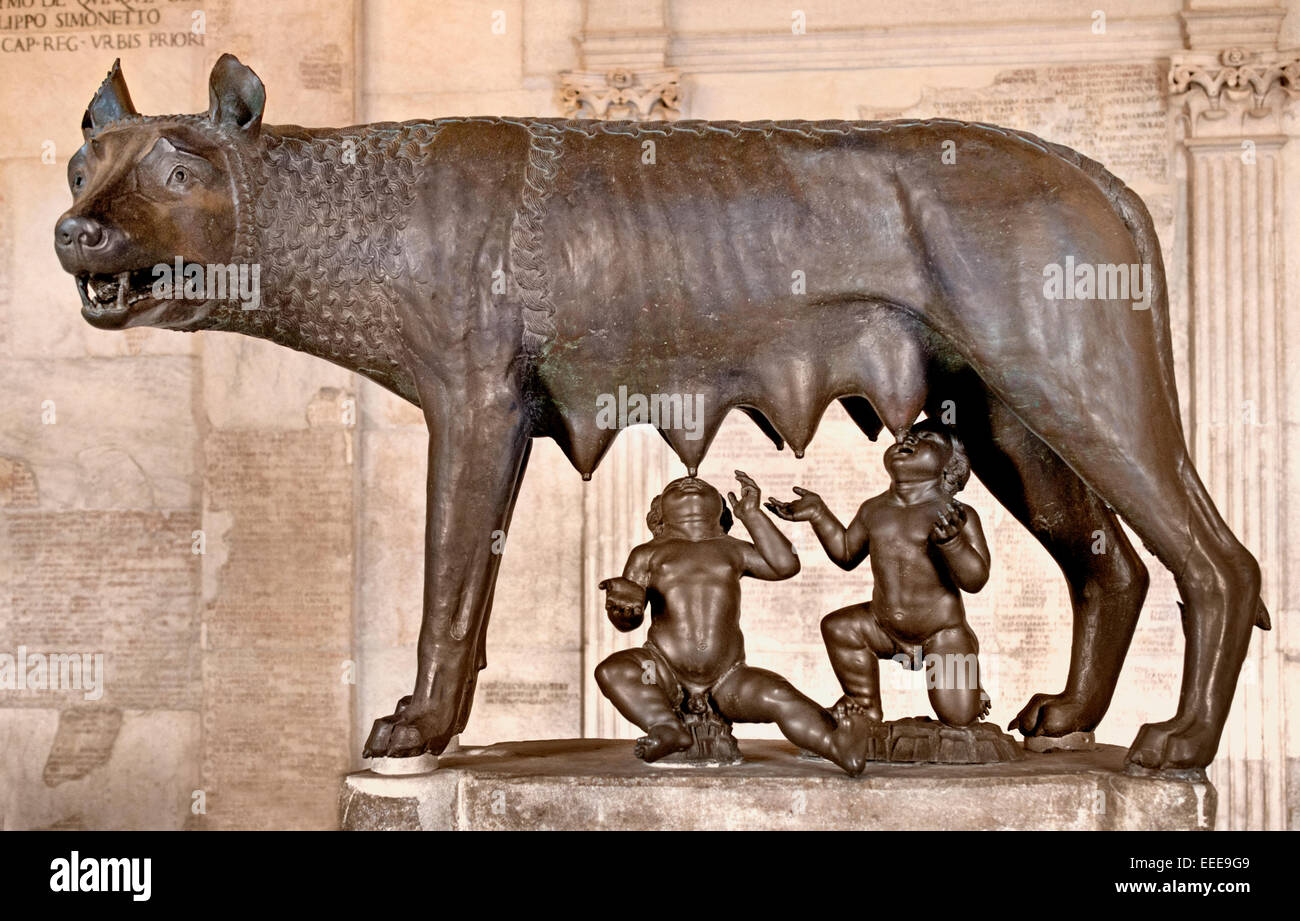 Capitoline She-wolf V Century B.C. (or Medieval Age) Bronze 75 CM with ...