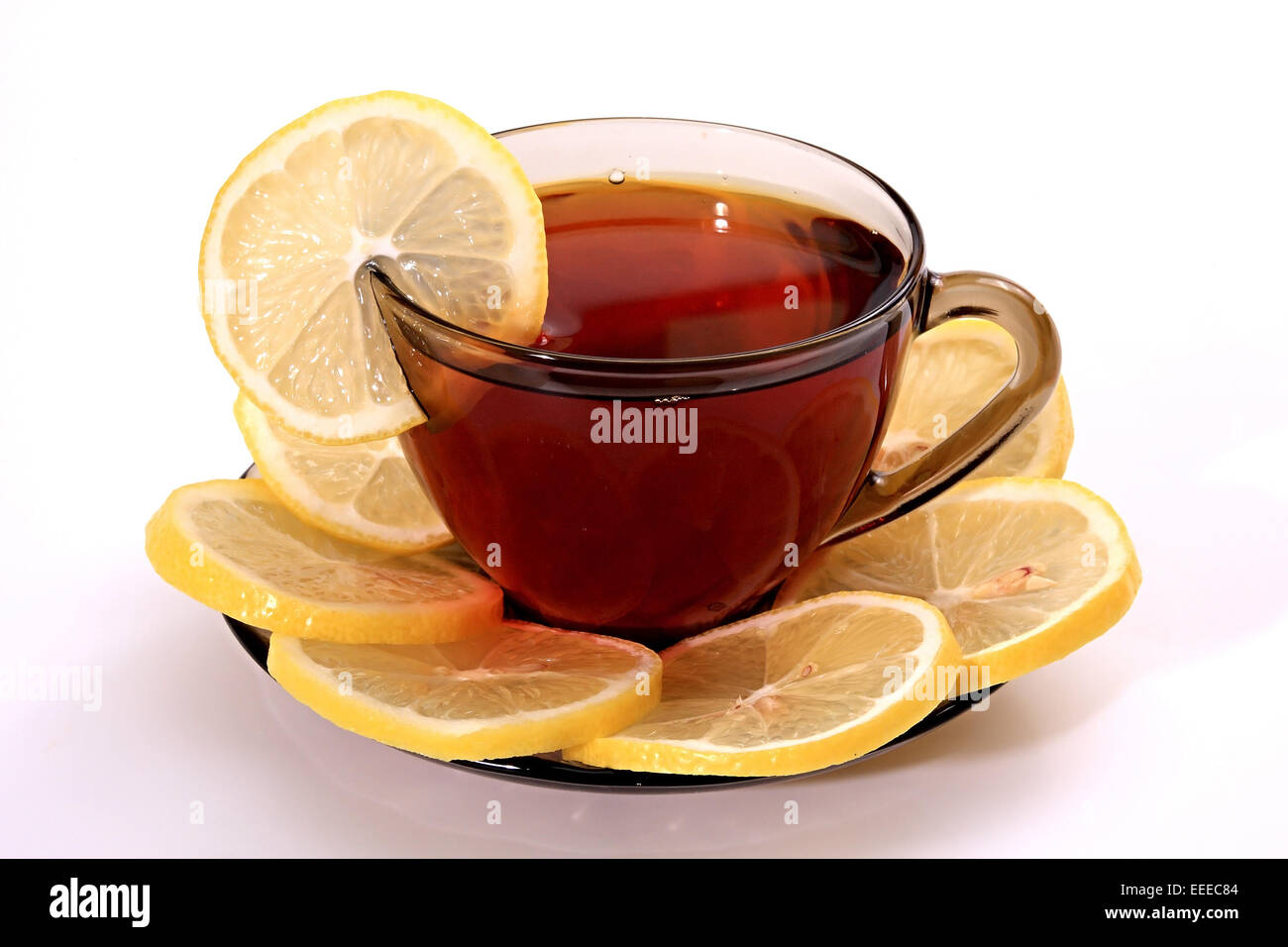 Tea with a lemon Stock Photo - Alamy