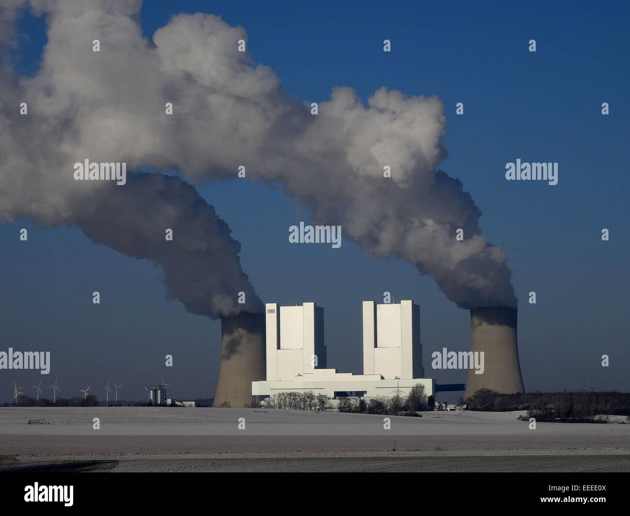 RWE Power Station BoA in Neurath Stock Photo - Alamy