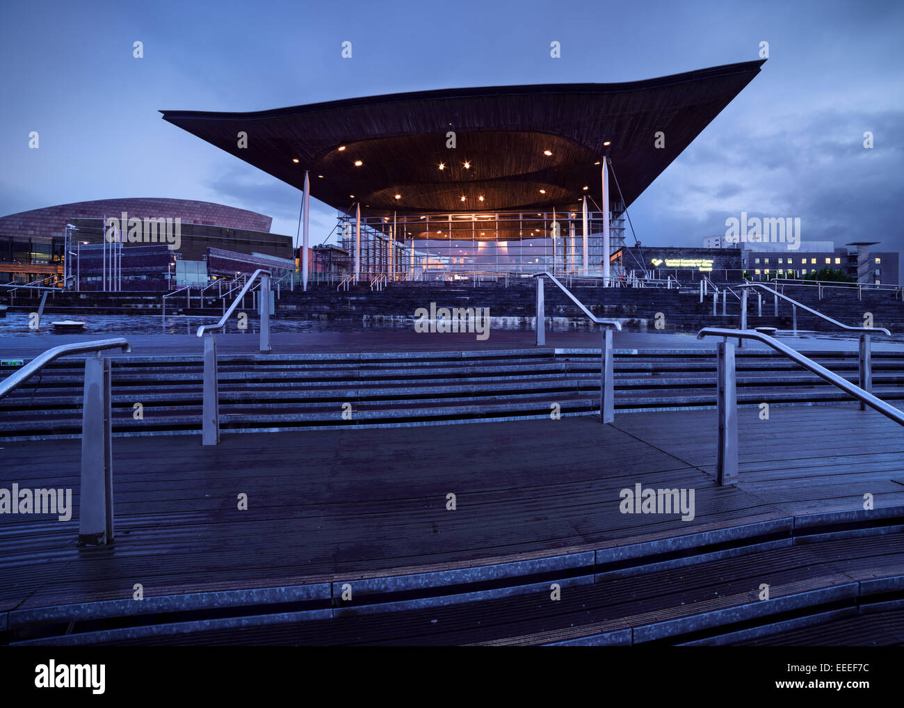 Welsh national assembly chamber hi-res stock photography and images - Alamy
