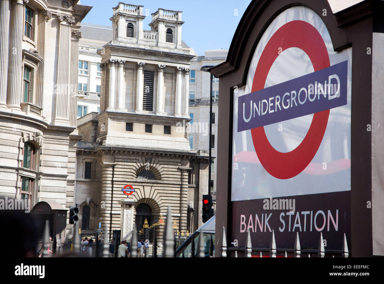 The Roundel at Bank Stock Photo - Alamy