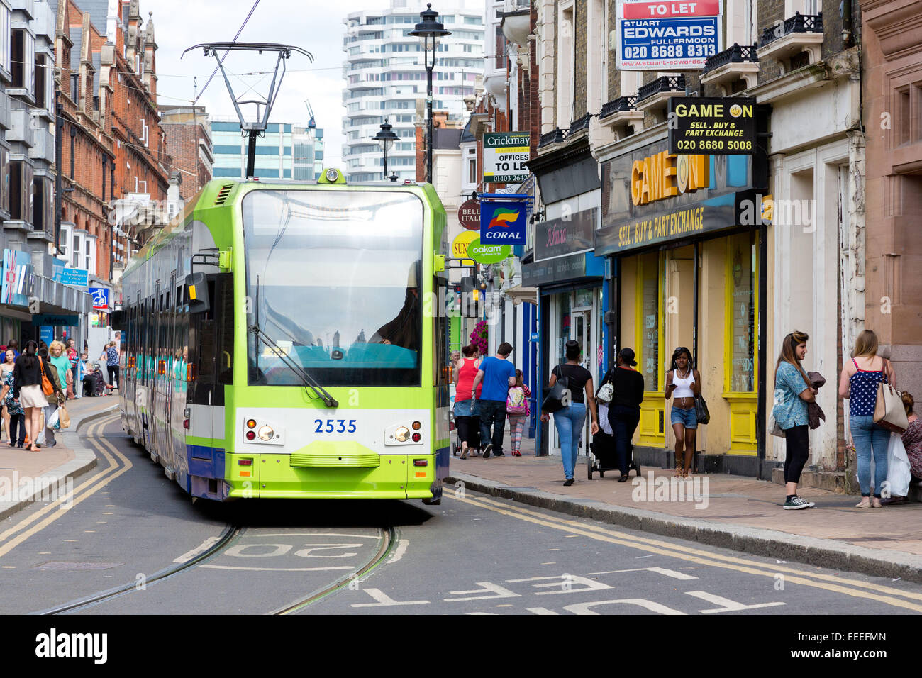 Croydon tramlink hi-res stock photography and images - Alamy