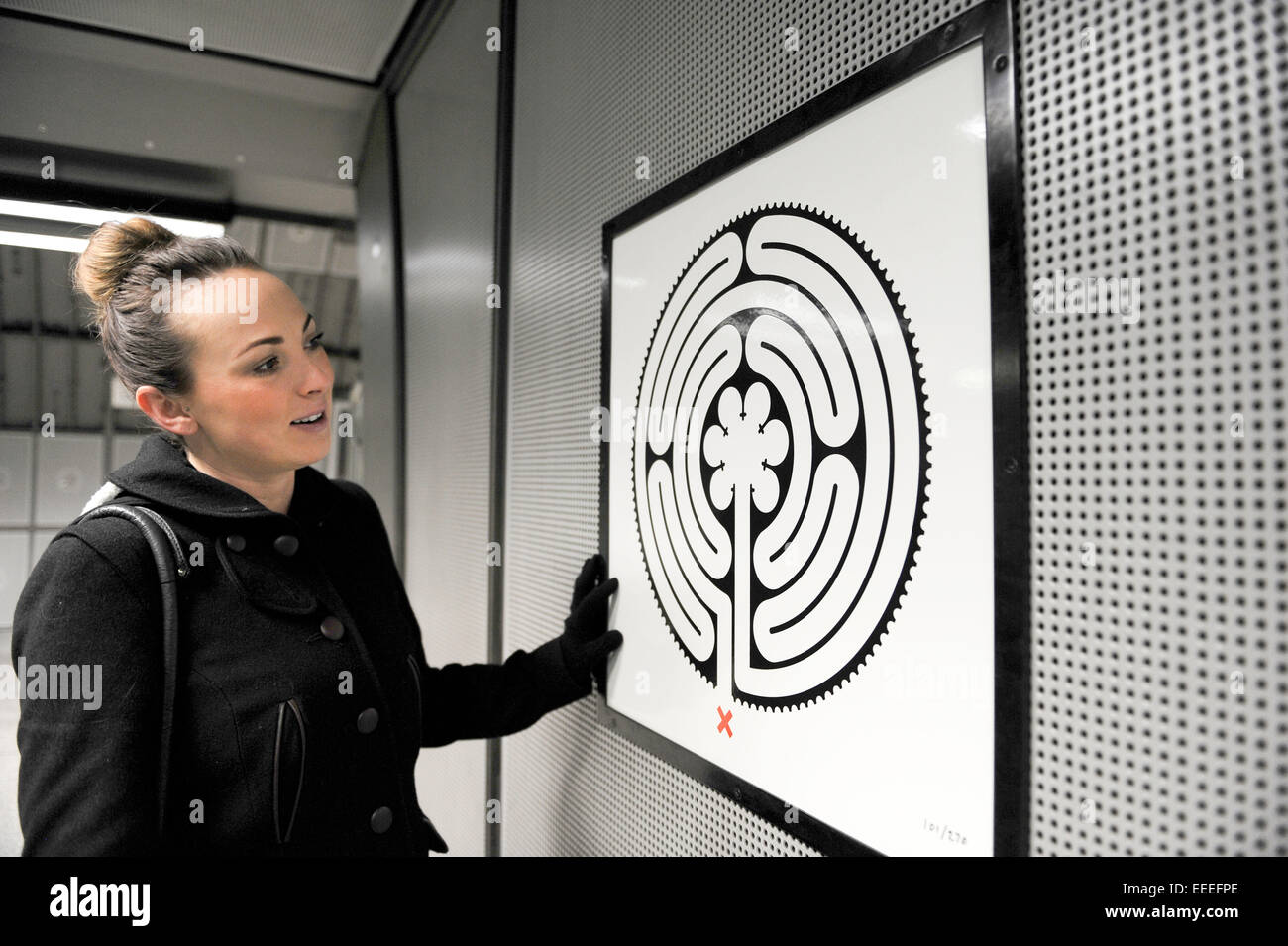Wallinger labyrinth hi-res stock photography and images - Alamy