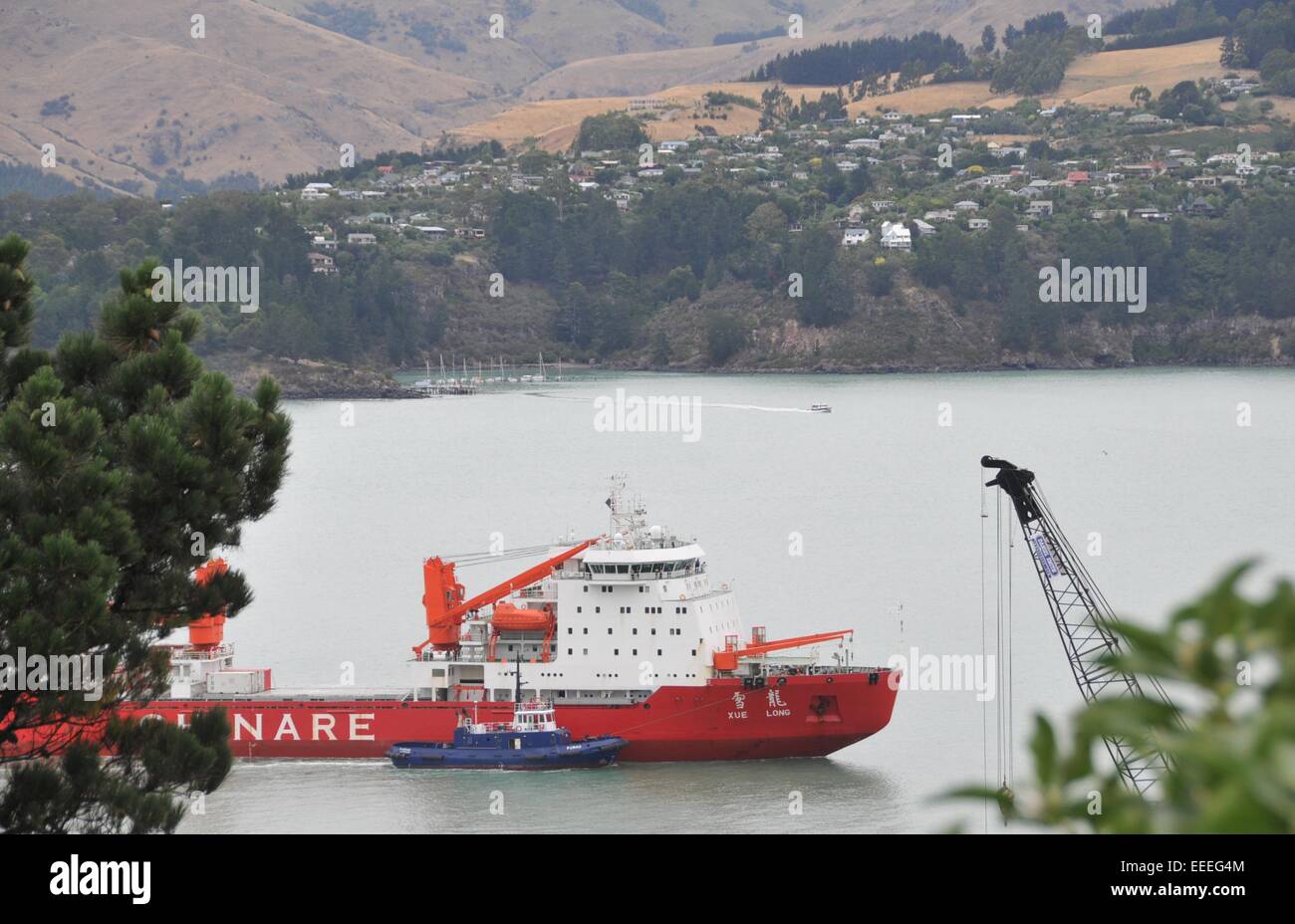 Christchurch, New Zealand. 16th Jan, 2015. China's icebreaker and polar ...