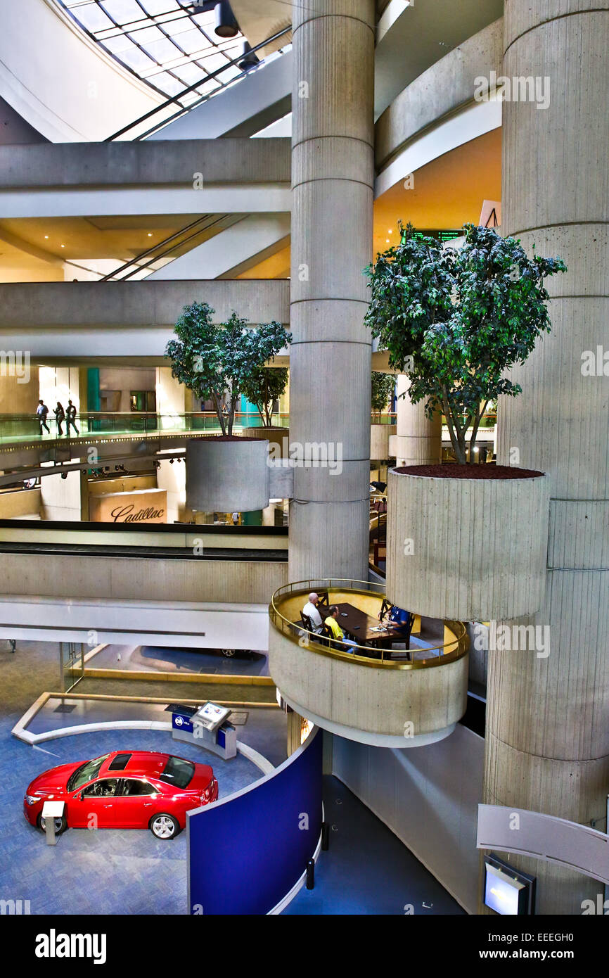 Inside GM Renaissence Center, Detroit, Michigan, USA. Oct. 27, 2014 ...