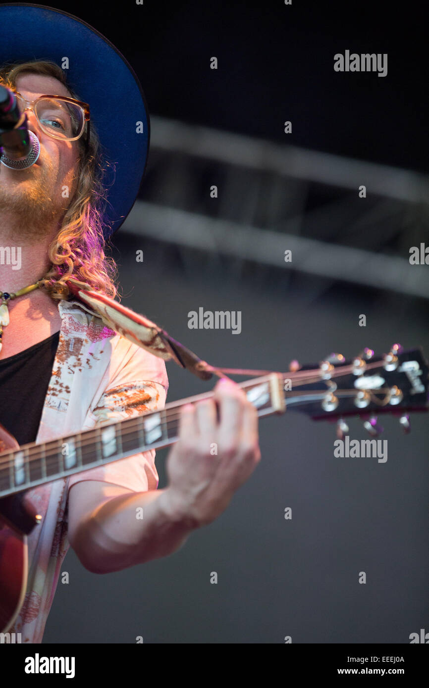 NOS Alive (Optimus Alive) Festival 2014 - Day 2 Featuring: Allen Stone ...