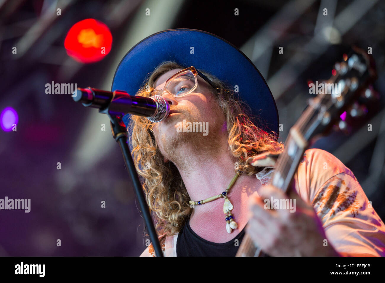 NOS Alive (Optimus Alive) Festival 2014 - Day 2 Featuring: Allen Stone ...