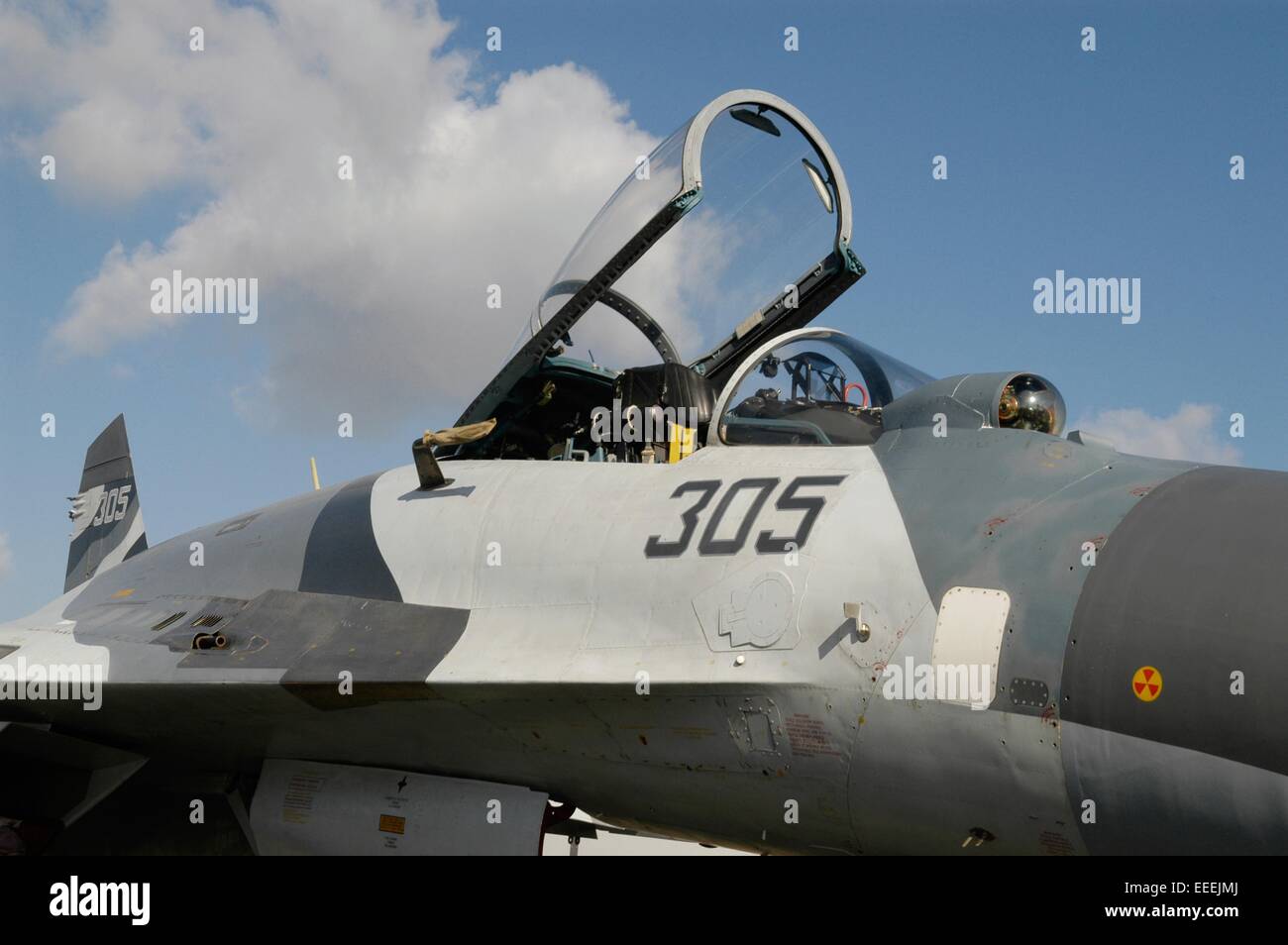 Russian fighter aircraft Sukhoi Su-27 SMK "Flanker Stock Photo - Alamy
