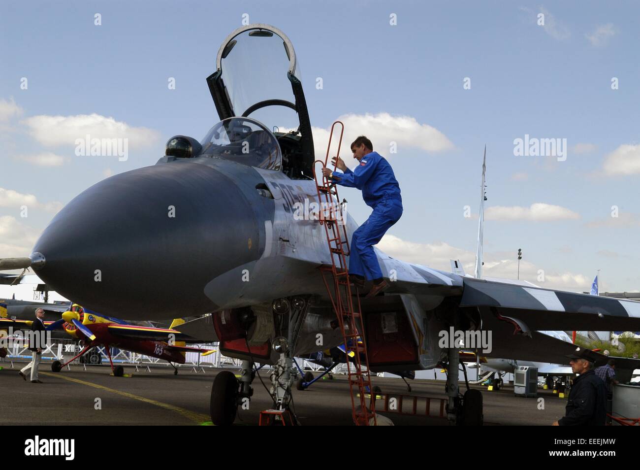 Russian fighter aircraft Sukhoi Su-27 SMK "Flanker Stock Photo - Alamy