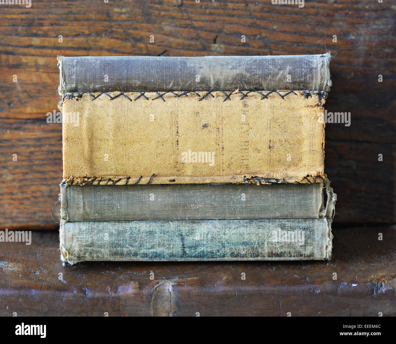 Stack of Vintage Books Stock Photo - Alamy