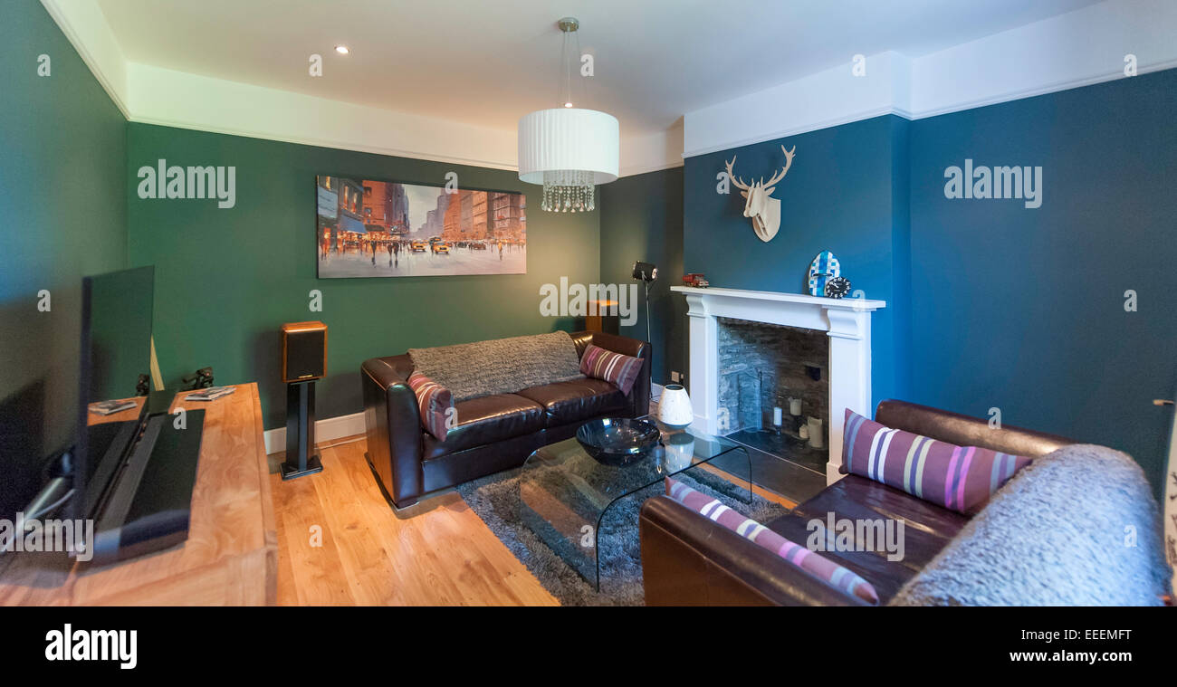 Living room interior Stock Photo - Alamy