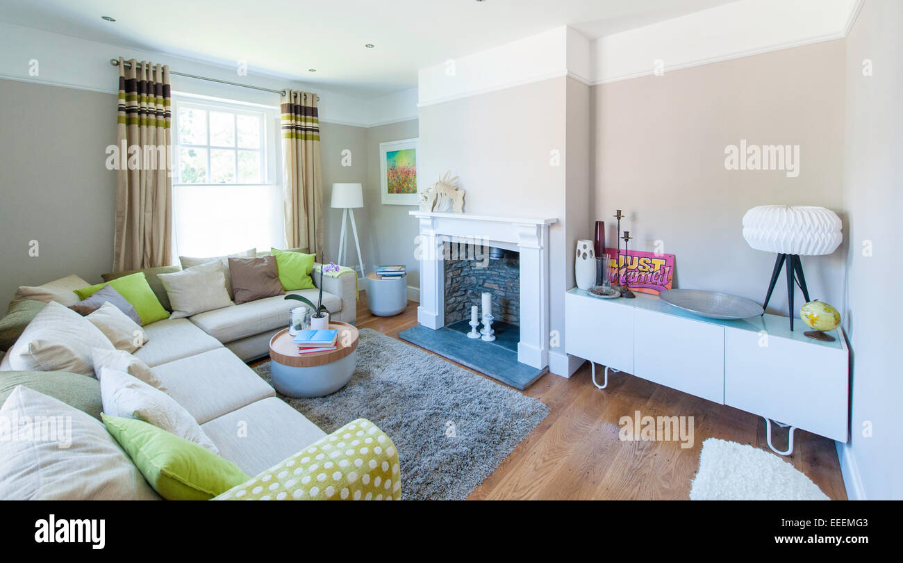 Living room interior Stock Photo - Alamy