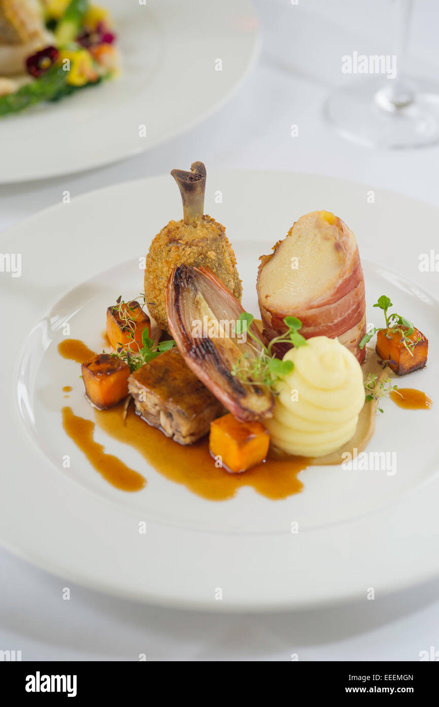 Food close up restaurants plates Stock Photo - Alamy