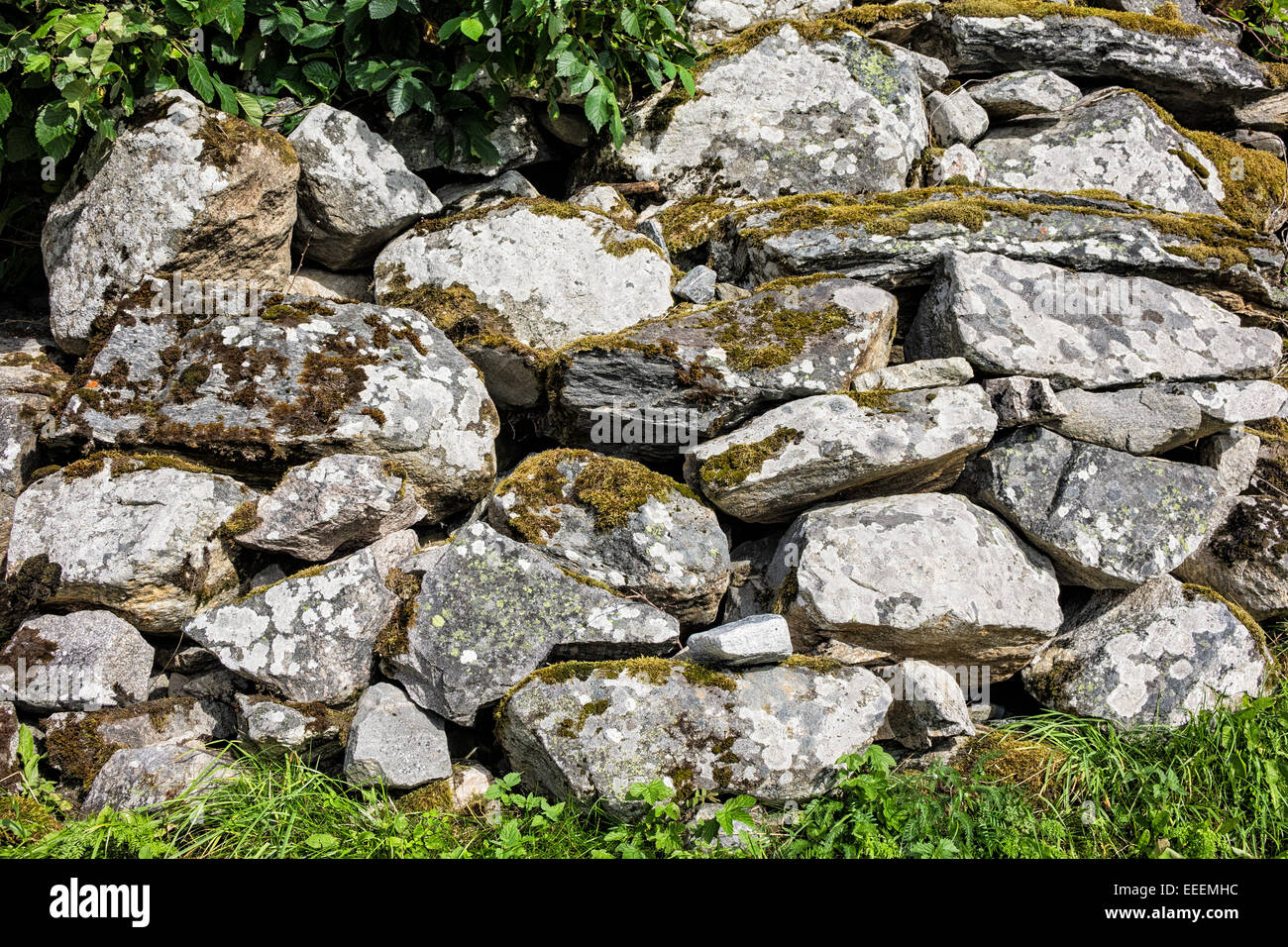 Wall in the mountains of Norway Stock Photo - Alamy