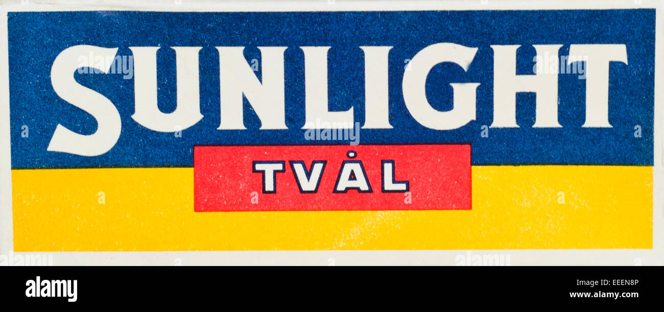 Sunlight soap advert hi-res stock photography and images - Alamy