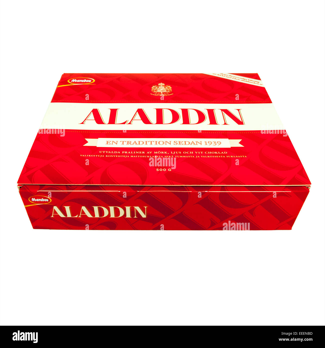 HELSINGBORG, SWEDEN - December 20, 2014: Aladdin Chocolate selection ...