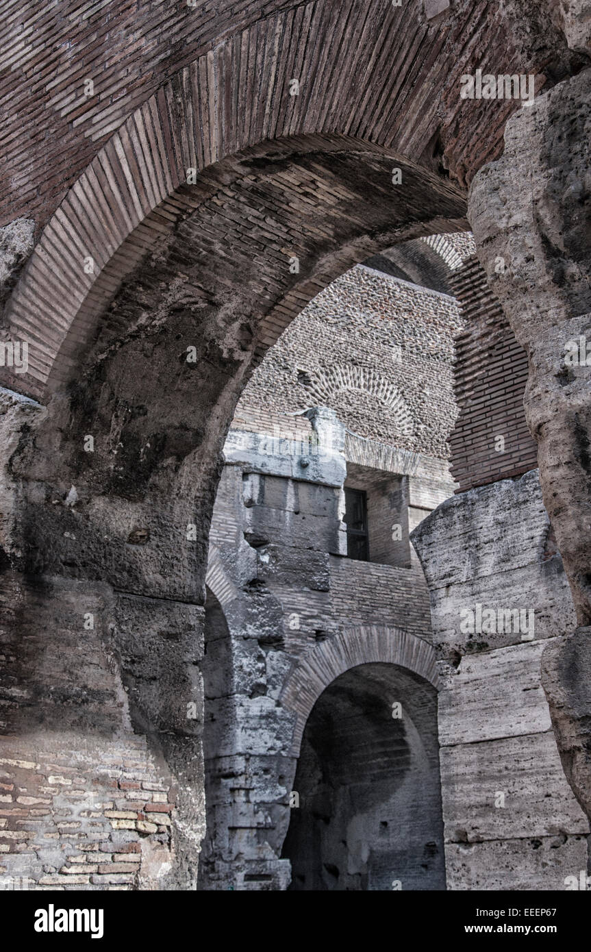 ROME - January 7: Colosseum (Coliseum) on January 7, 2014 Rome, Italy ...