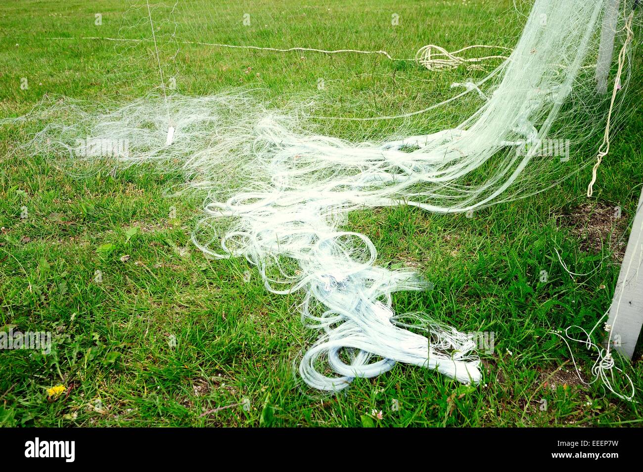 Fishing net drying posts hi-res stock photography and images - Alamy