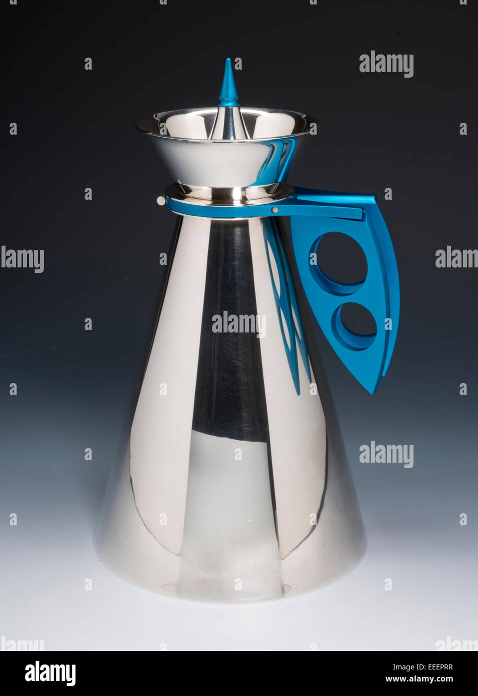 Silver Water jug by Chris Knight, silversmith Stock Photo - Alamy