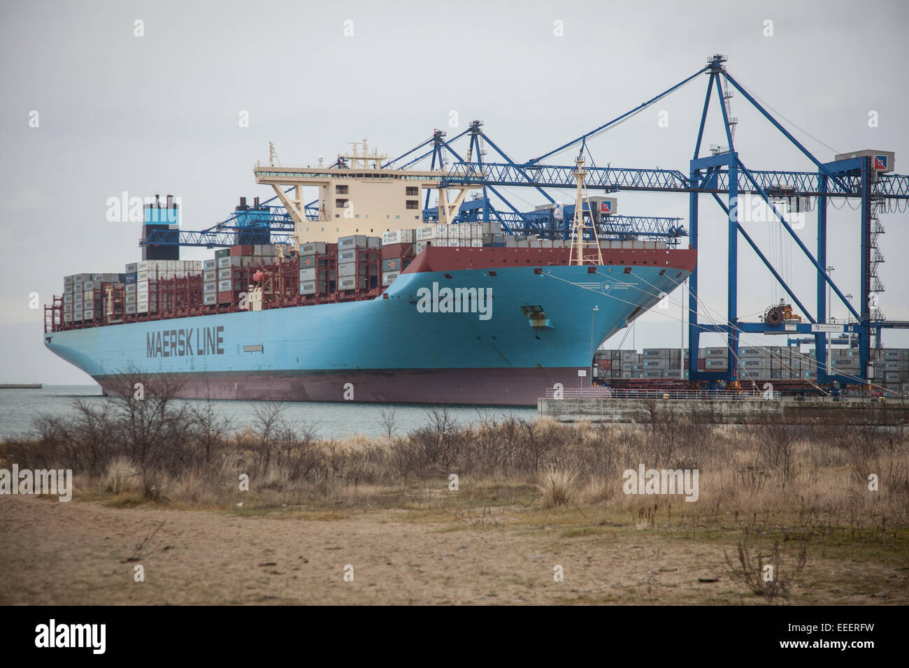 Maersk Group Container Ship Stock Photo - Alamy