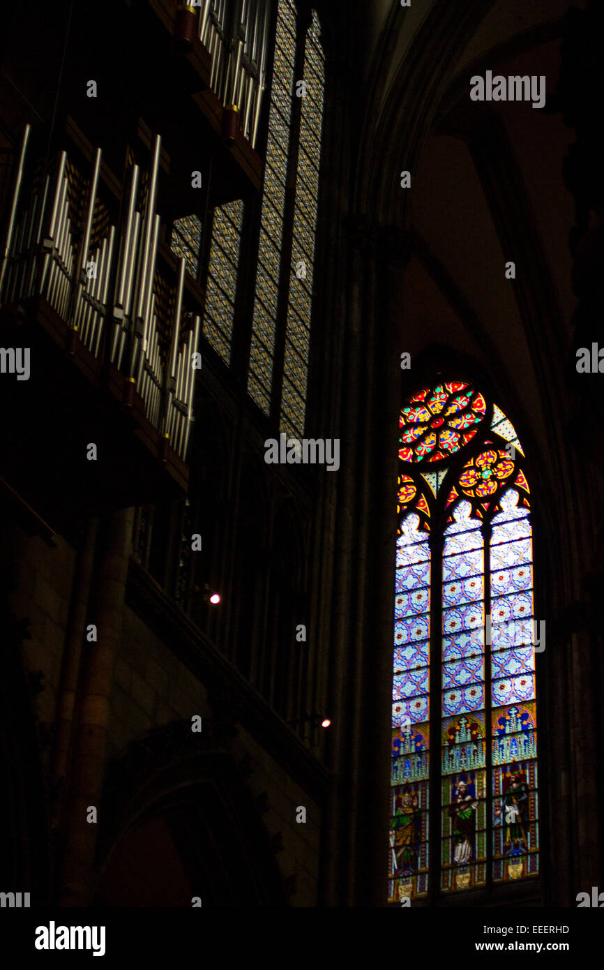 Cologne Cathedral Interior Stock Photo - Alamy