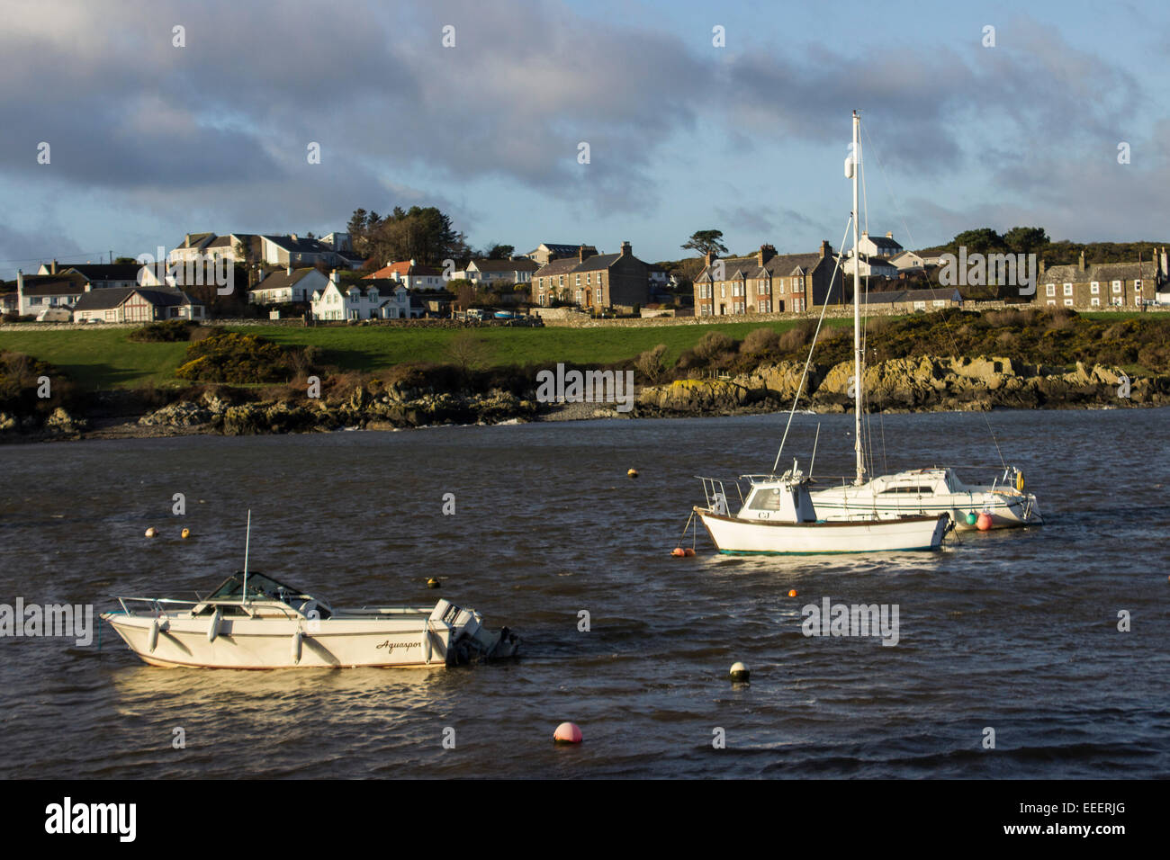 A small local harbour in Dumfries and Galloway Stock Photo - Alamy