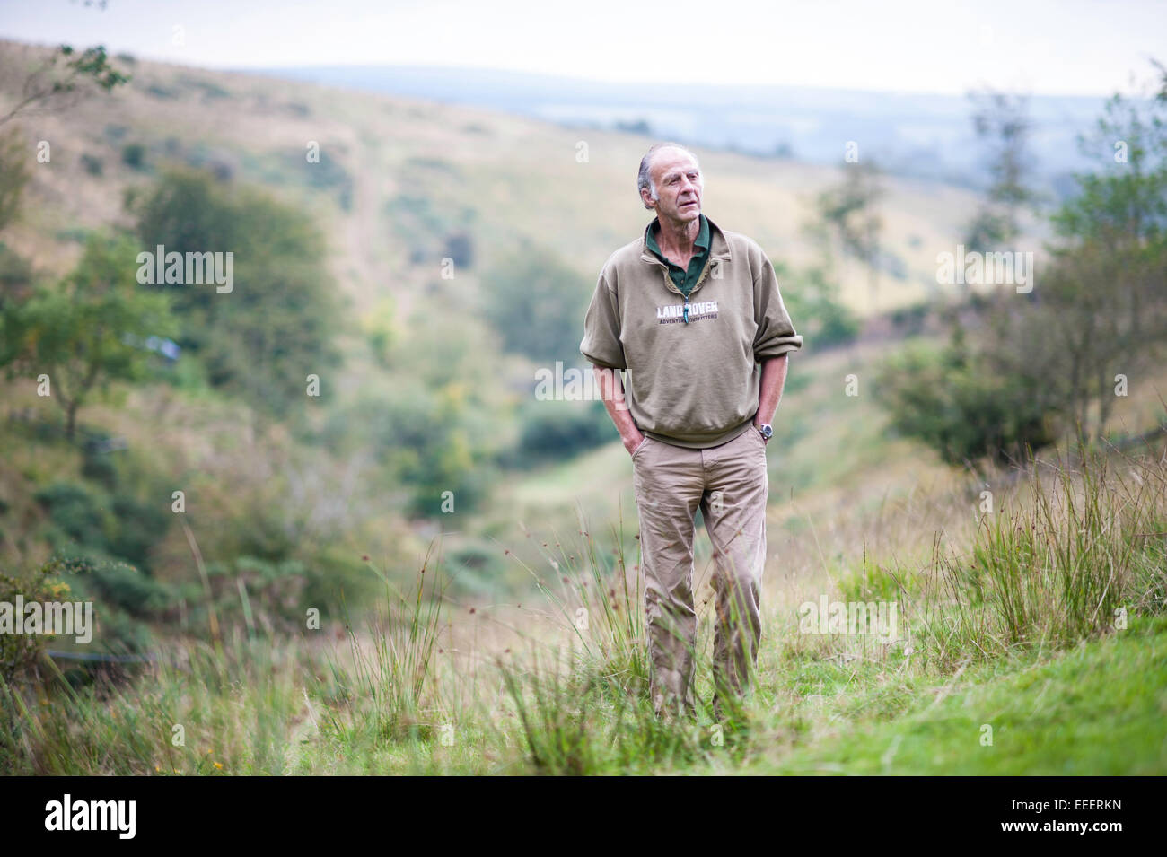 Sir Ranulph Fiennes at home on his farm Stock Photo - Alamy