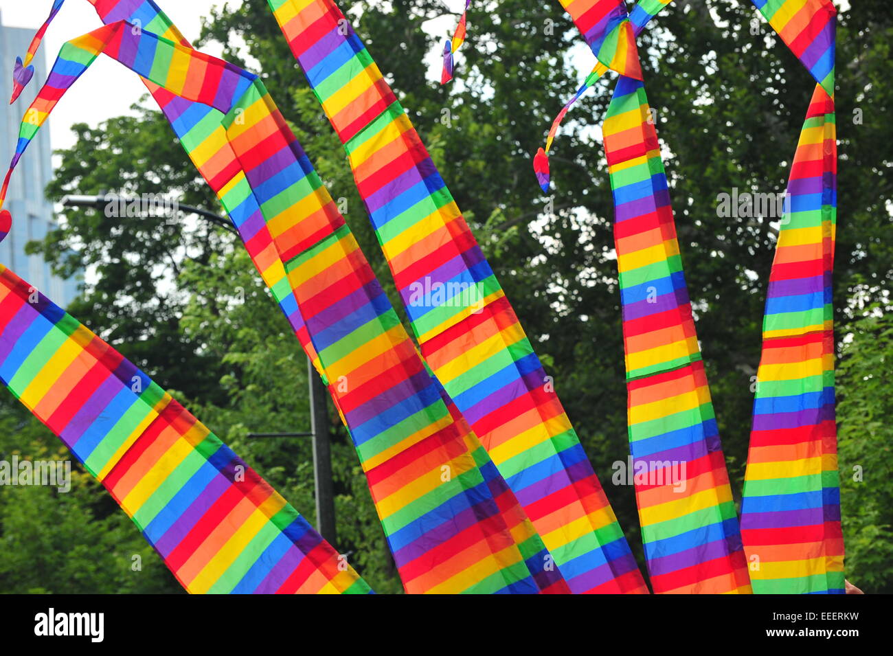 Pride flags hi-res stock photography and images - Alamy