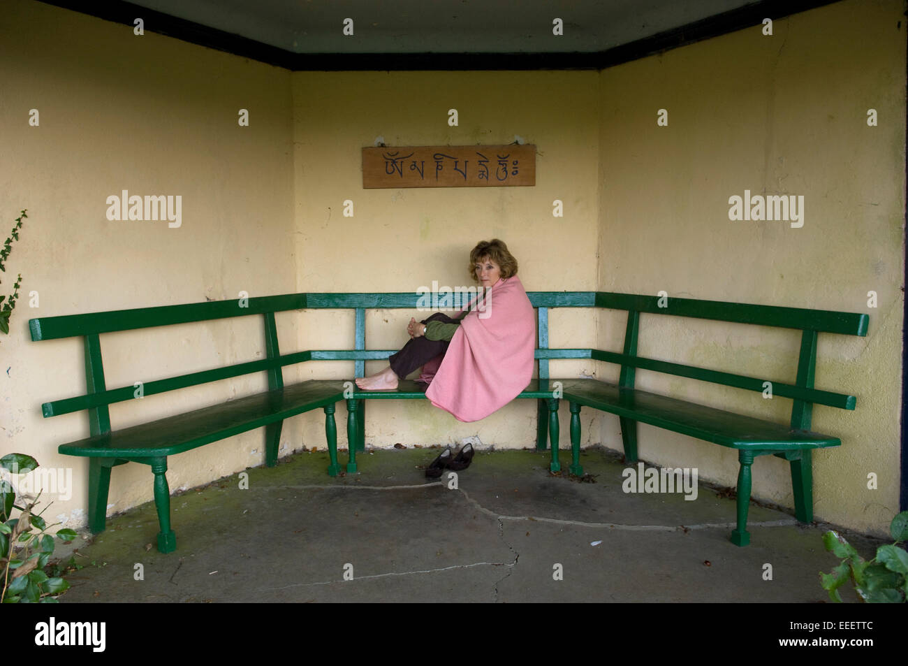 Gaia House Meditation Centre, West Ogwell, Devonshire Stock Photo - Alamy