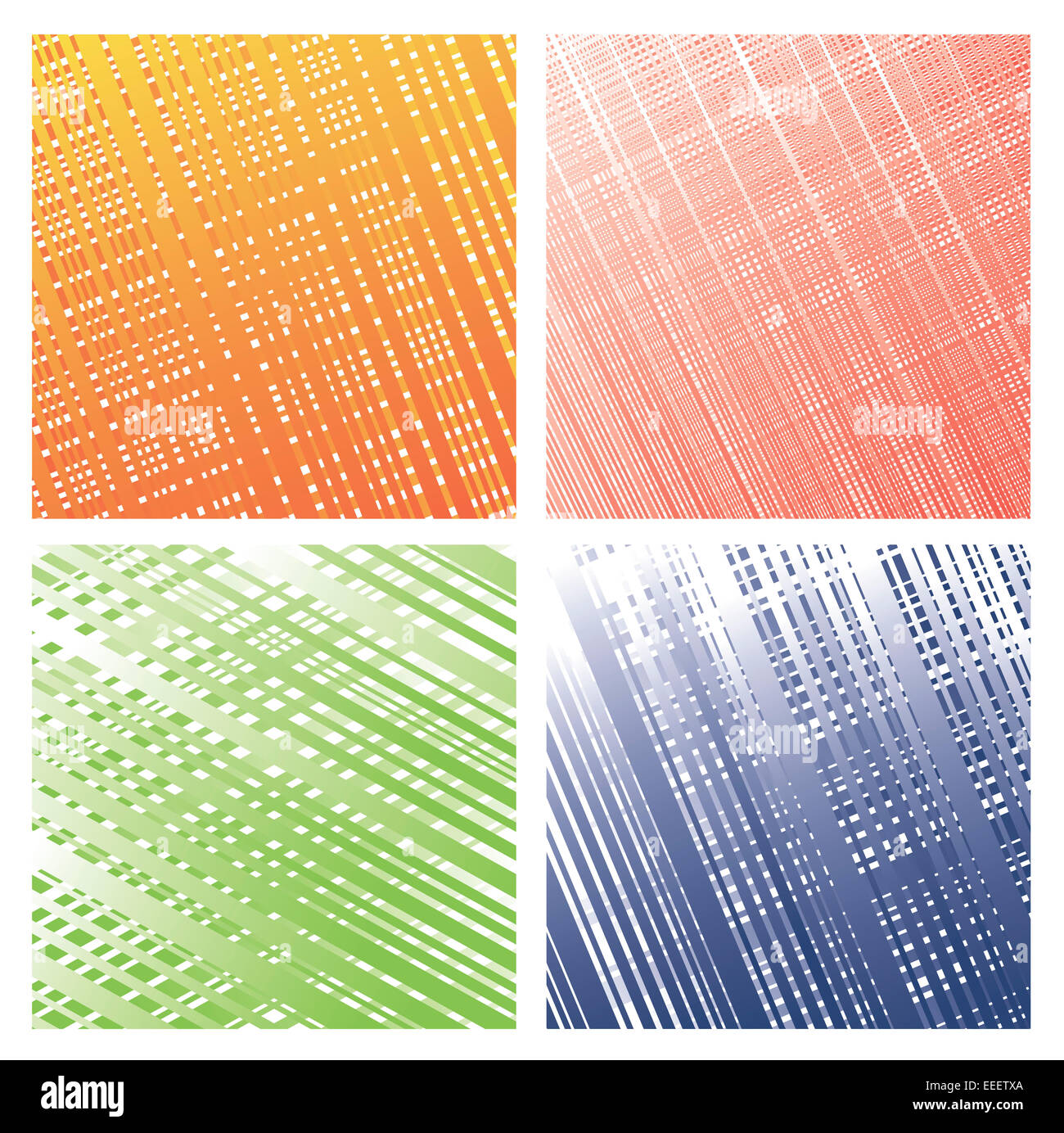 Set from four colourful textures Stock Photo - Alamy
