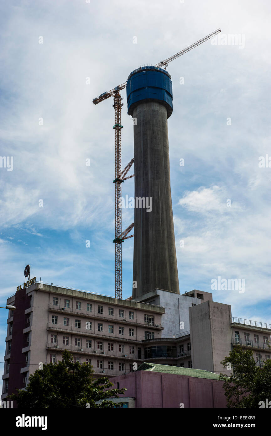 Construction of a 350 meter high Lotus Tower in Colombo, Sri Lanka ...