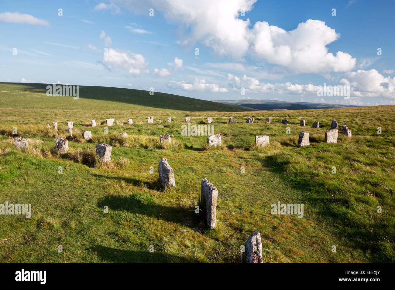 Stone circles dartmoor hi-res stock photography and images - Alamy