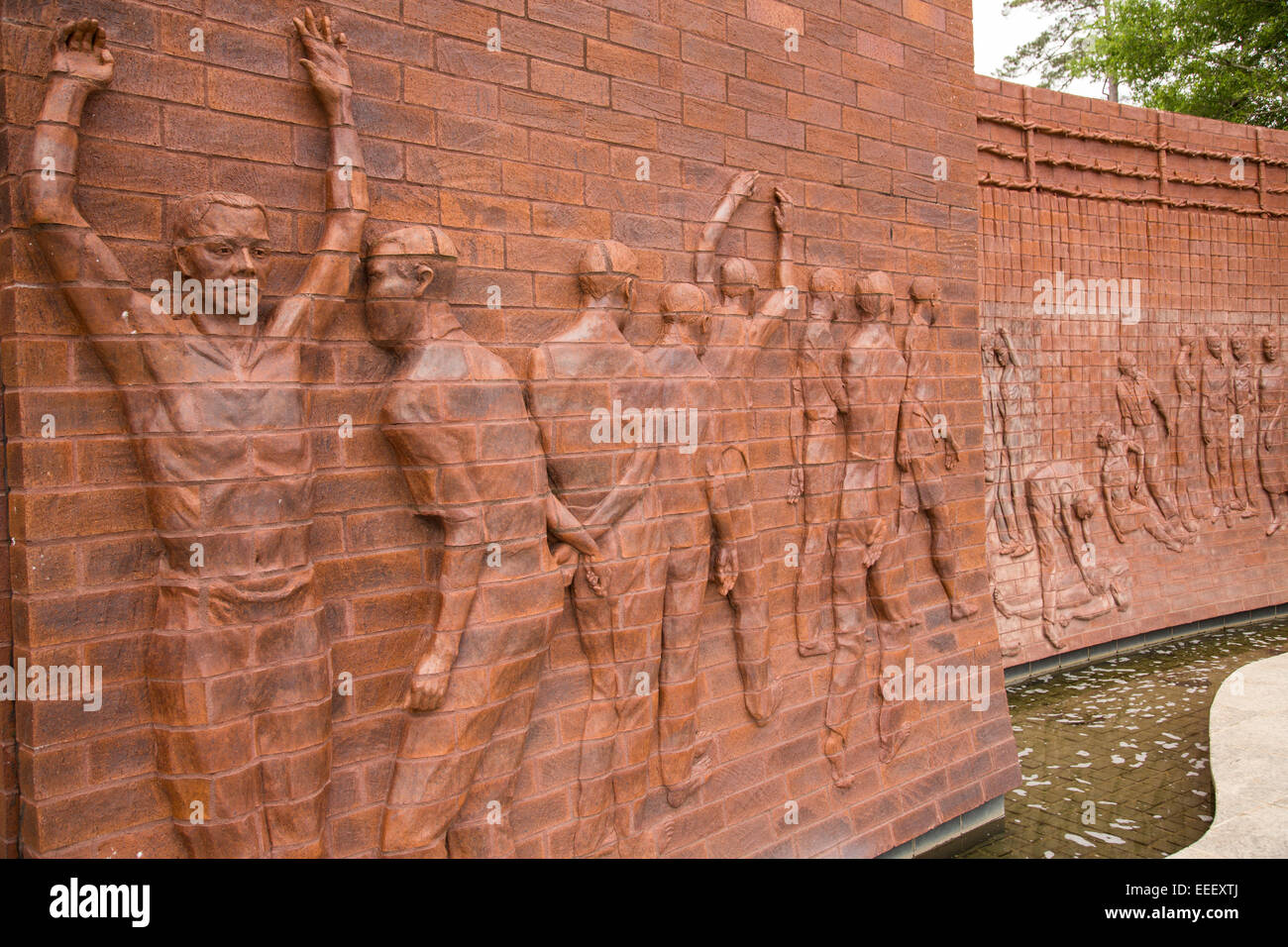 POW memorial at Andersonville National Historic Site home to the former ...