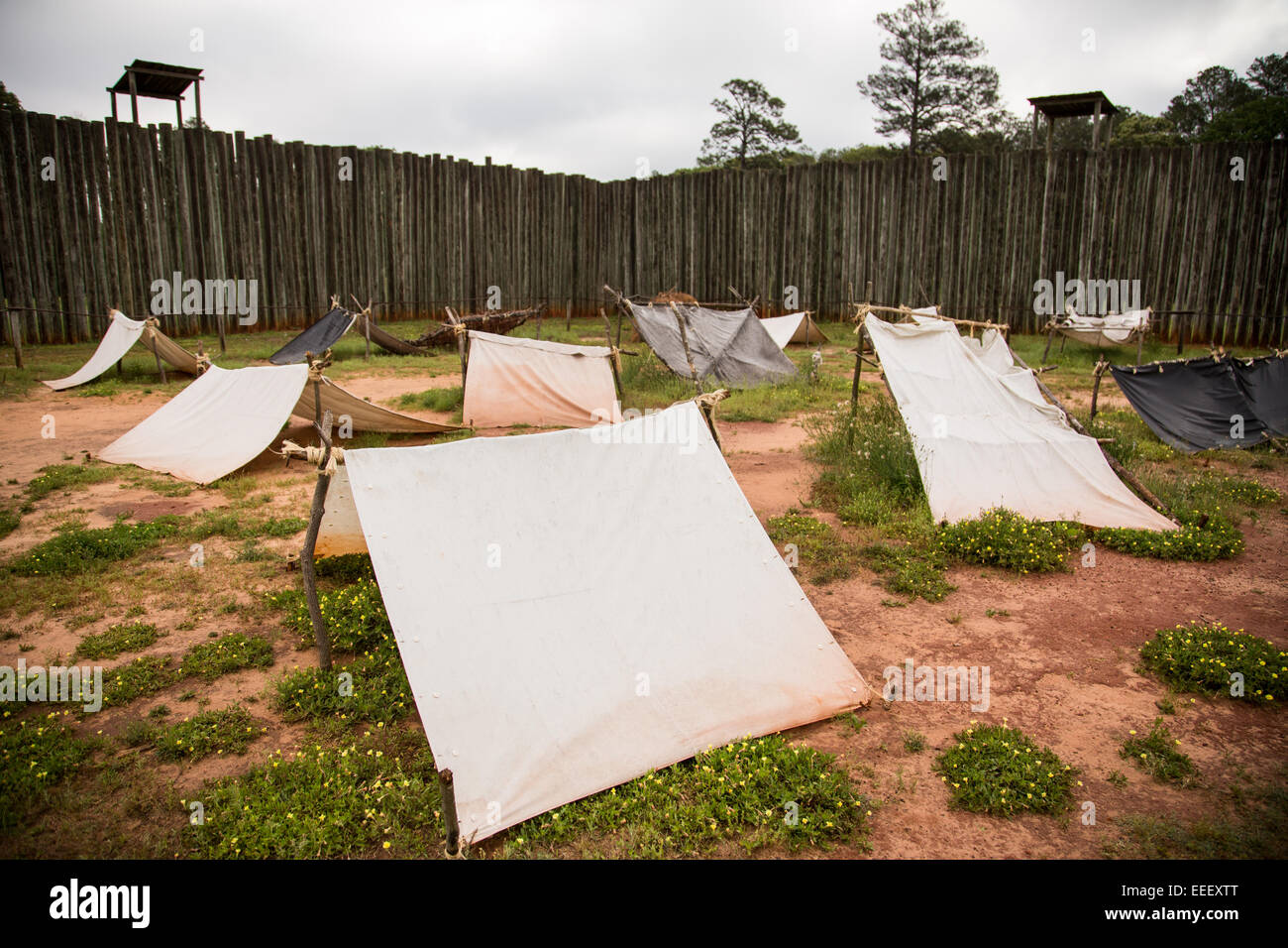 Andersonville prison camp hi-res stock photography and images - Alamy