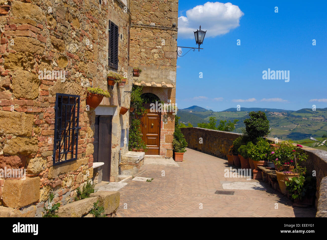 Pienza, Val d'Orcia, Orcia Valley, UNESCO world heritage site , Siena ...