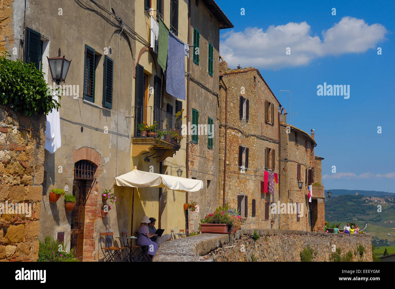 Pienza, Val d'Orcia, Orcia Valley, UNESCO world heritage site , Siena ...