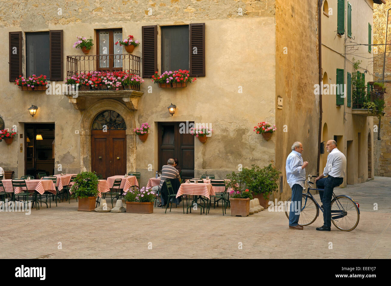 Pienza, Piazza di Spagna, Val d'Orcia, Orcia Valley, UNESCO world ...