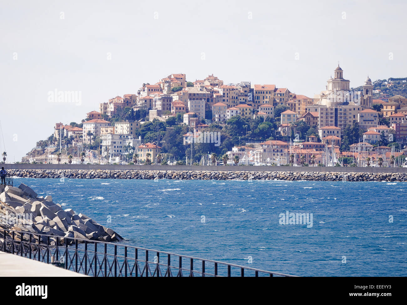 View of Imperia Liguria italy Stock Photo - Alamy
