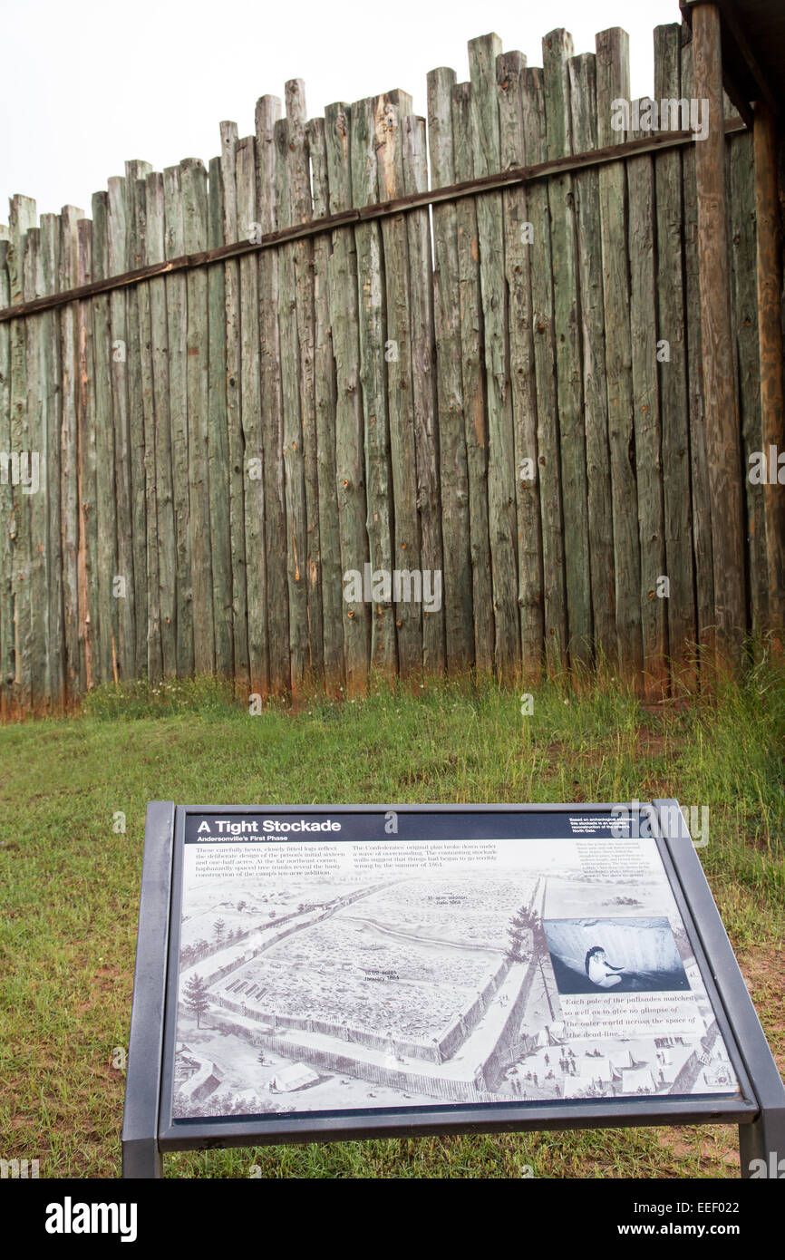 Camp sumter confederate prison hi-res stock photography and images - Alamy