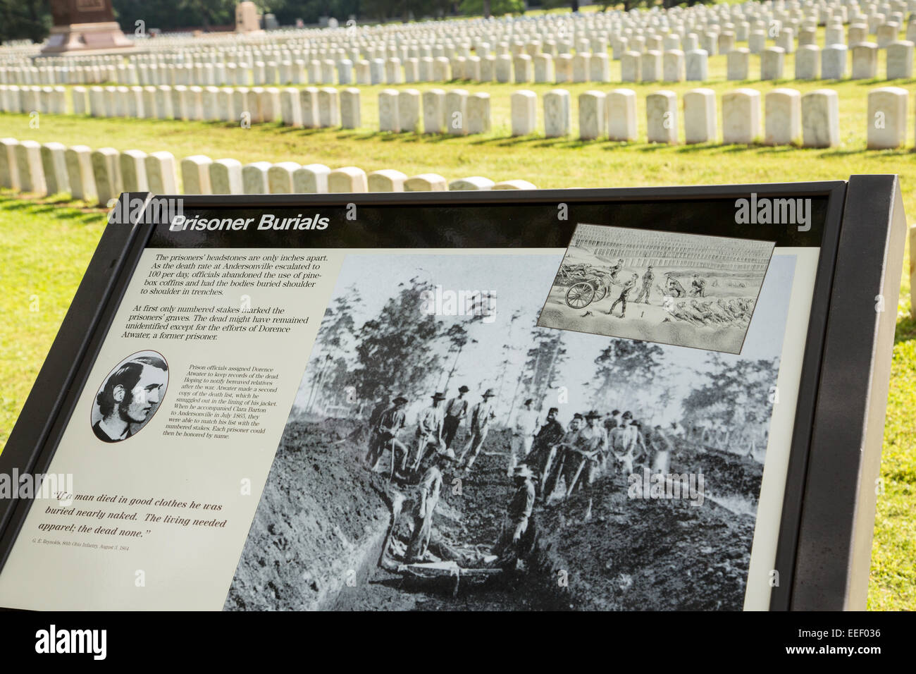 Andersonville national cemetery hi-res stock photography and images - Alamy